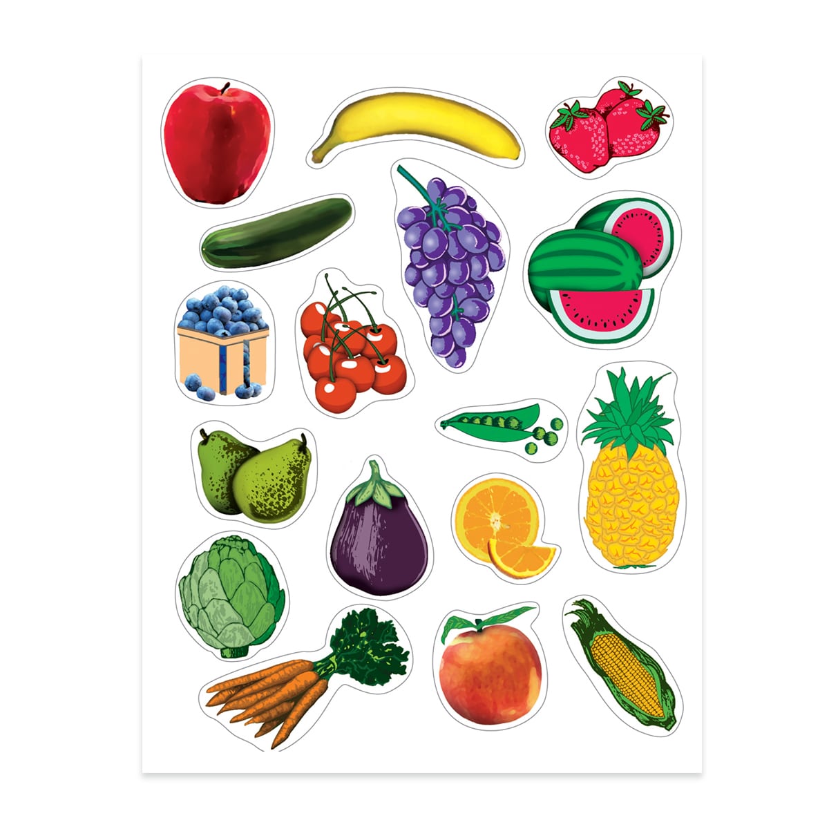 Flower Stickers and Fruit Stickers | Hygloss Products