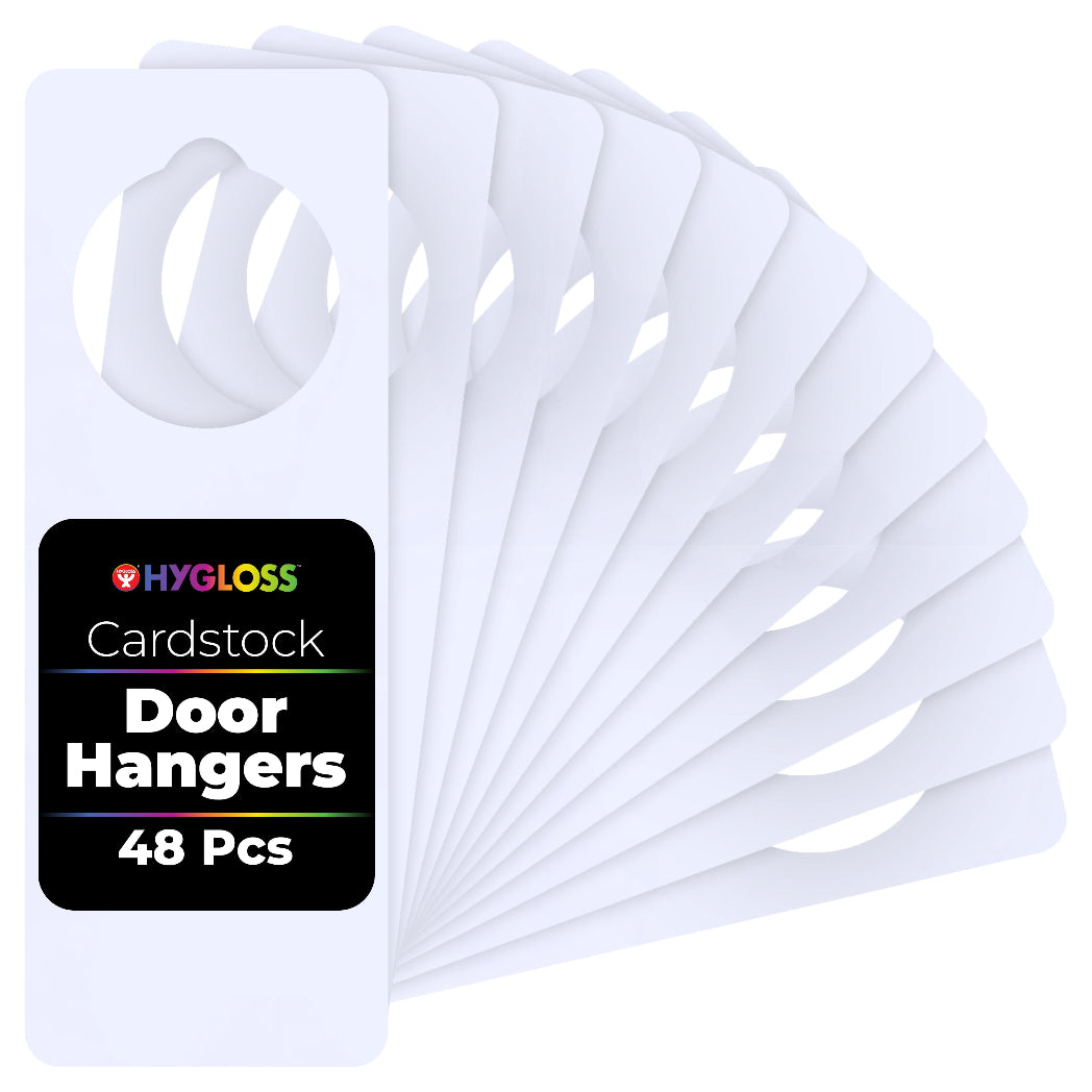 Cardstock Door Hangers | Bright Door Hanger | Hygloss Products