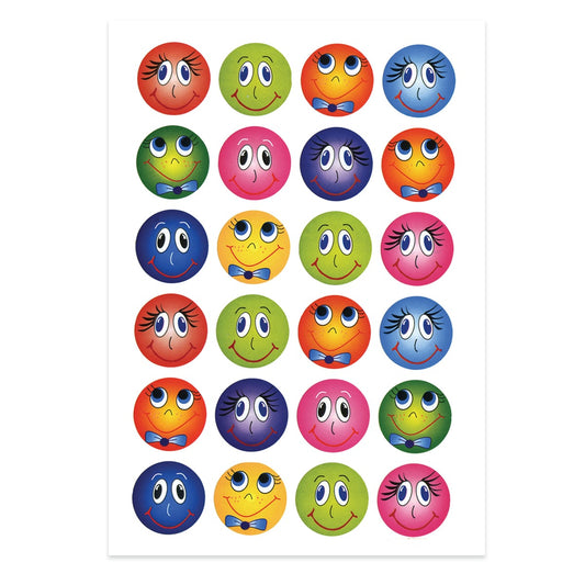 Smiley Face Stickers | Hygloss Products