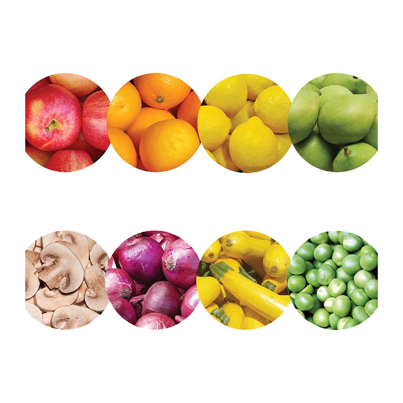 fruit and vegetable border