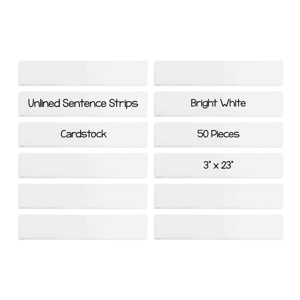 Bright Sentence Strips