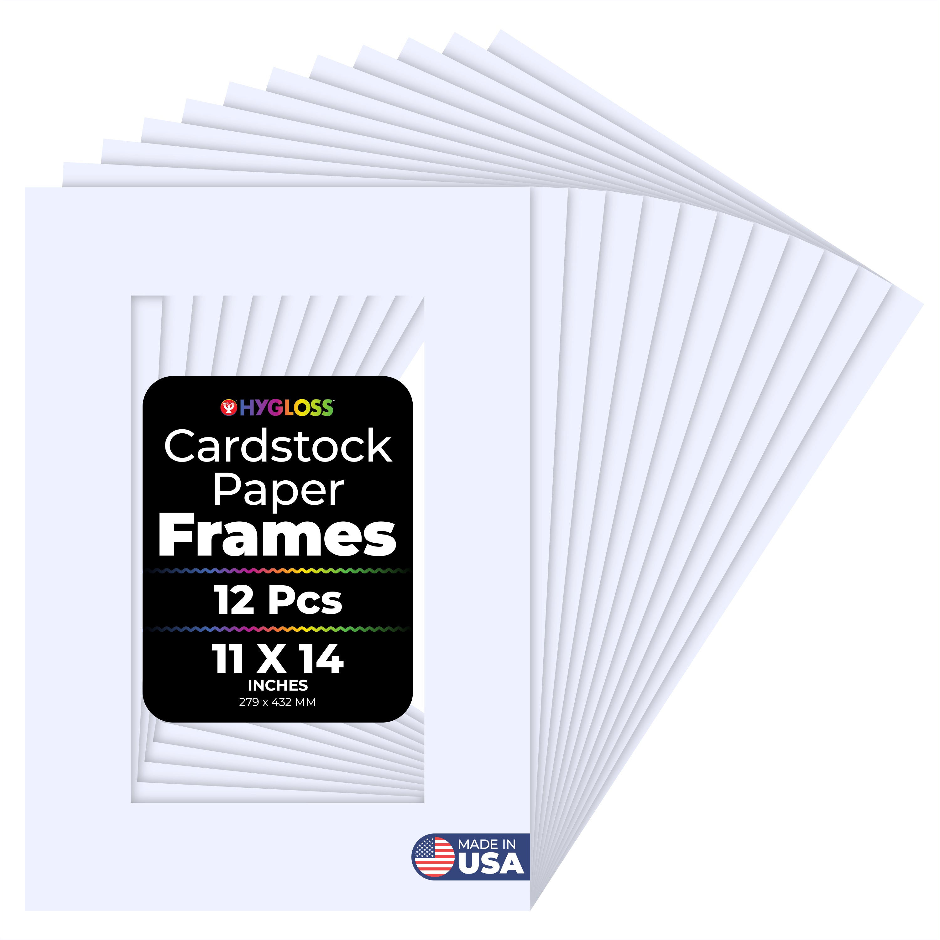 White Paper Frames | Cardstock Frames | Hygloss Products